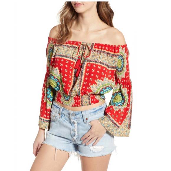 Band of Gypsies | Tops | New Band Of Gypsies Perth Off The Shoulder Top ...